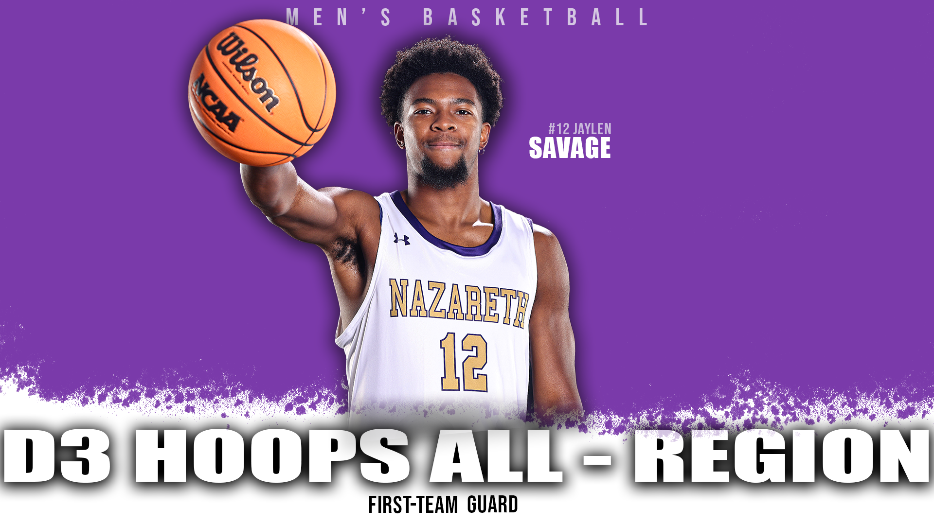 Jaylen Savage Earns NABC First Team All-America honors - Nazareth ...