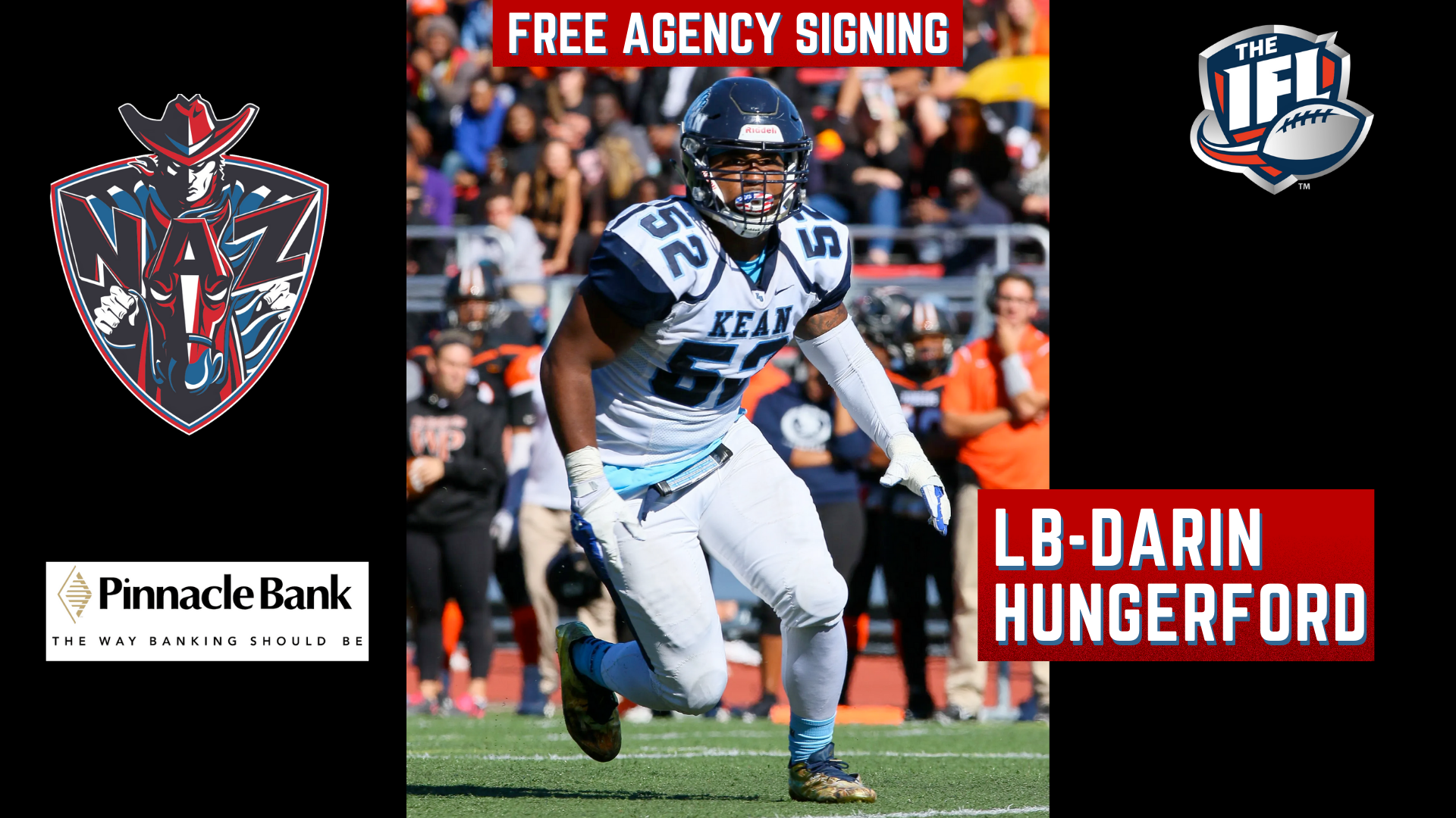 NORTHERN ARIZONA WRANGLERS SIGN LB DARIN HUNGERFORD - Northern Arizona ...