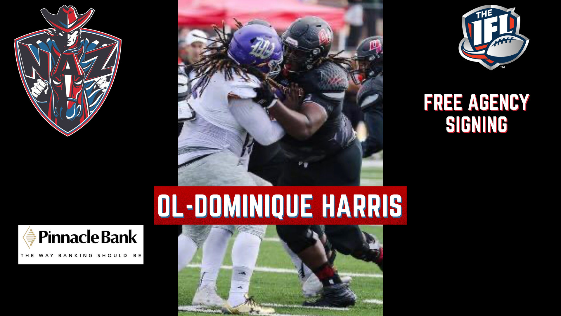 NORTHERN ARIZONA WRANGLERS SIGN OL DOMINIQUE HARRIS - Northern Arizona ...
