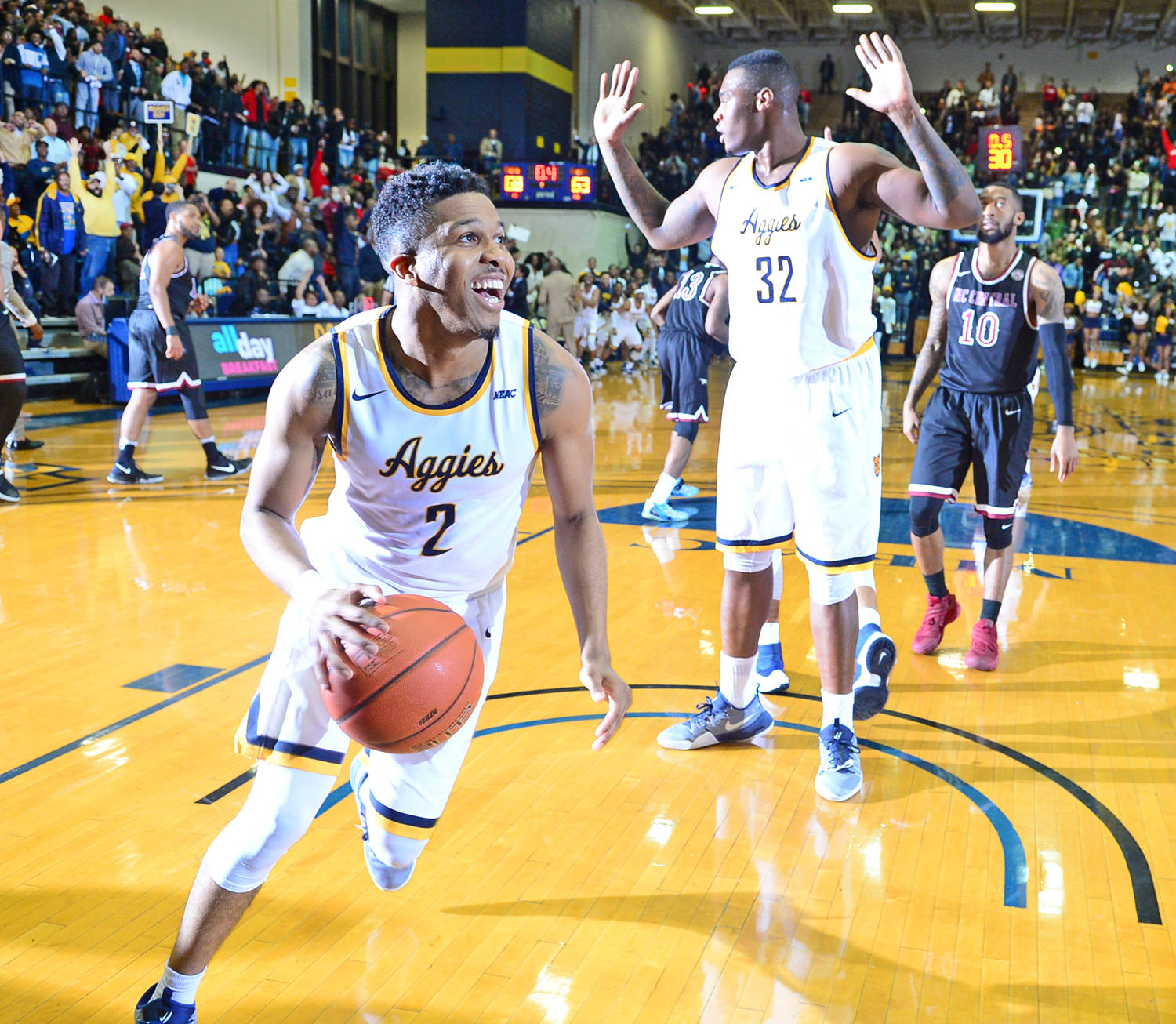 N.C. A&T Gets Upset Win Over NCCU - North Carolina A&T