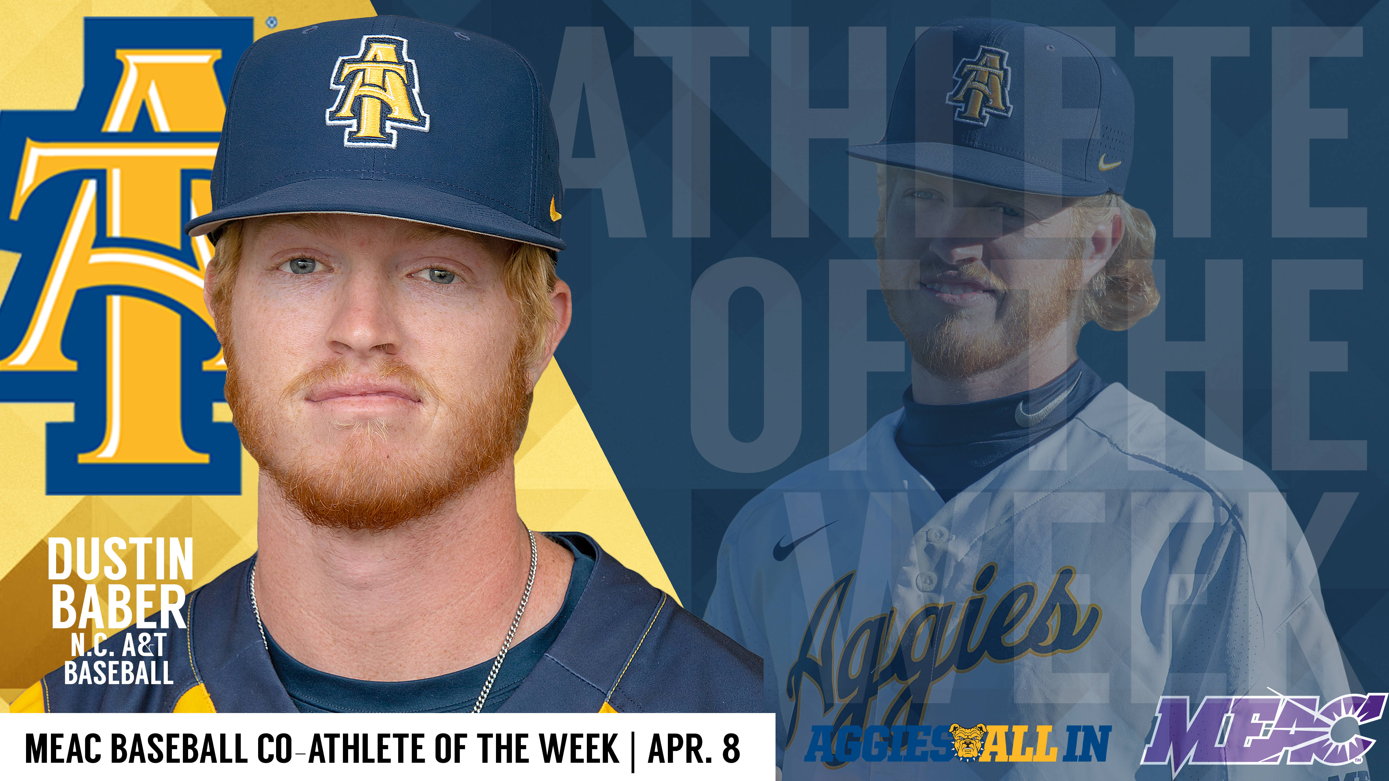 Baber Earns Second Player of the Week Honor - North Carolina A&T