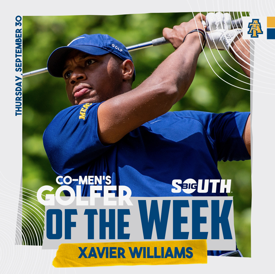 Williams Makes Men's Golf History - North Carolina A&T