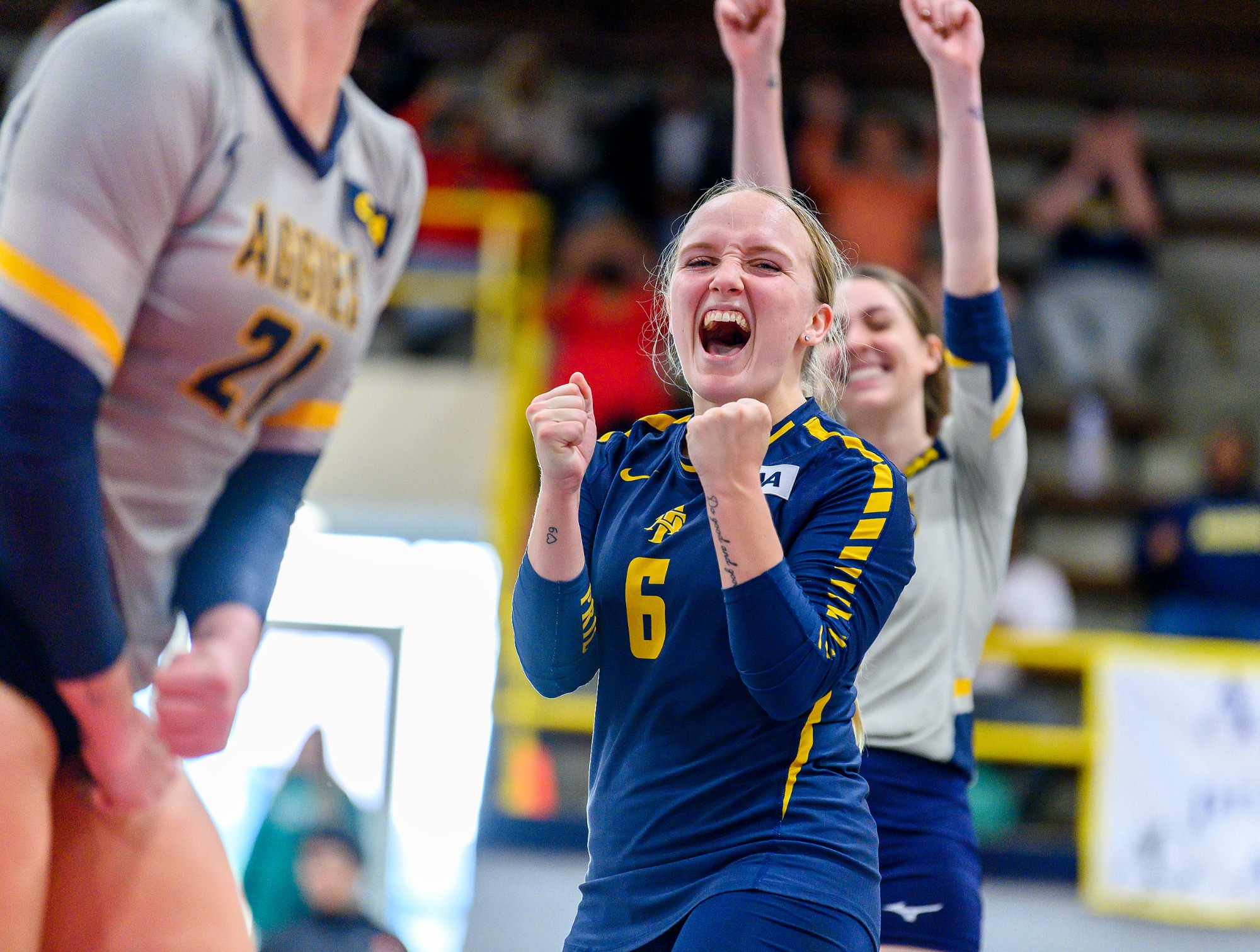 Aggies Volleyball Keeps Winning Streak Alive By Defeating UNCW - North Carolina A&T