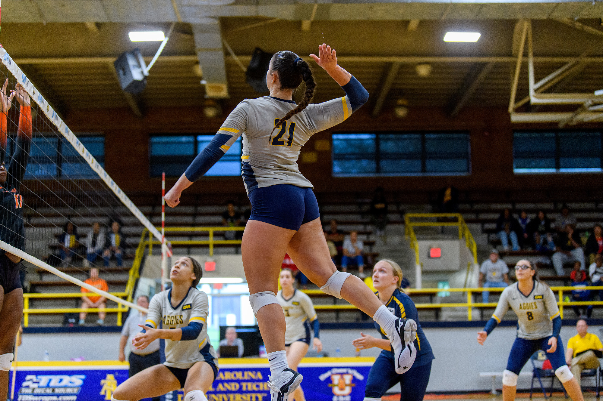 Volleyball Looks to Qualify for CAA Tournament - North Carolina A&T