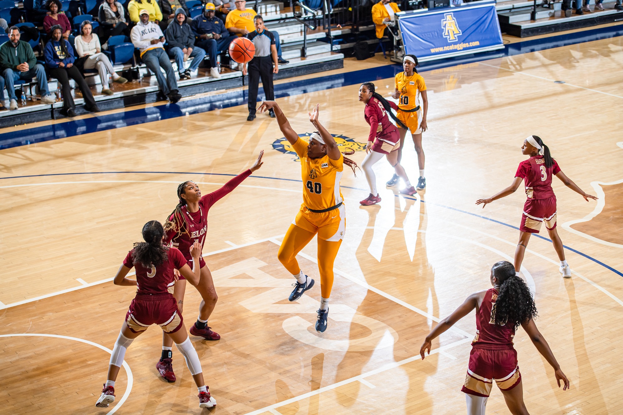 A&T Beats Elon, Wins First-Ever CAA Conference Game - North Carolina A&T