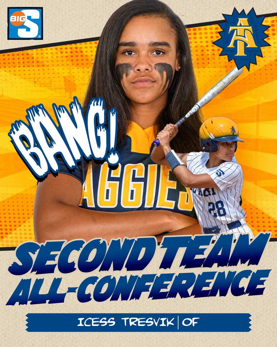 Softball's Youth Movement Earns Big South Recognition - North Carolina A&T