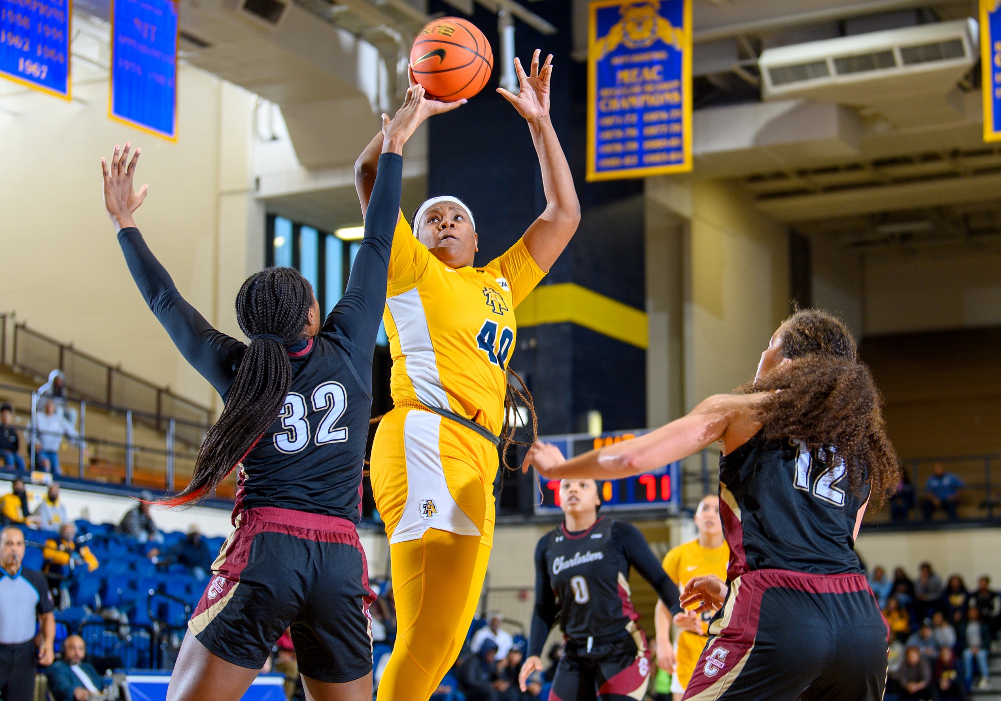 A&T Forces Late Turnovers to Beat Charleston - North Carolina A&T
