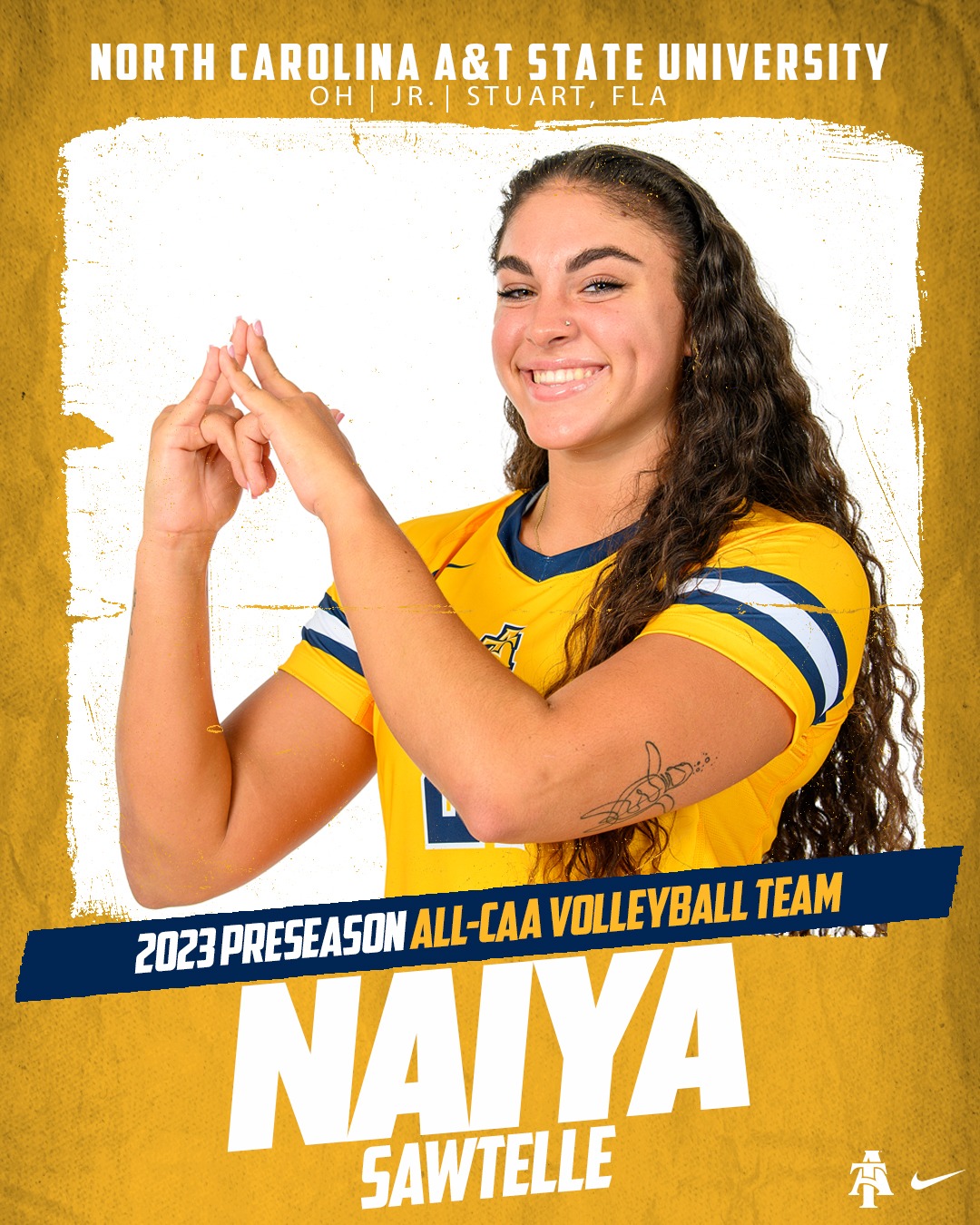 Sawtelle Earns Preseason All-CAA Honors - North Carolina A&T