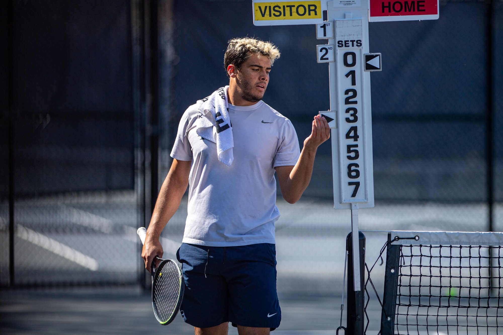 Men's Tennis Beats Big Blue, Celebrate Lopez - North Carolina A&T