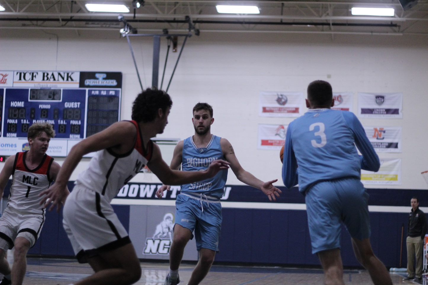 Rams lead buzzer to buzzer versus Northland - North Central University ...