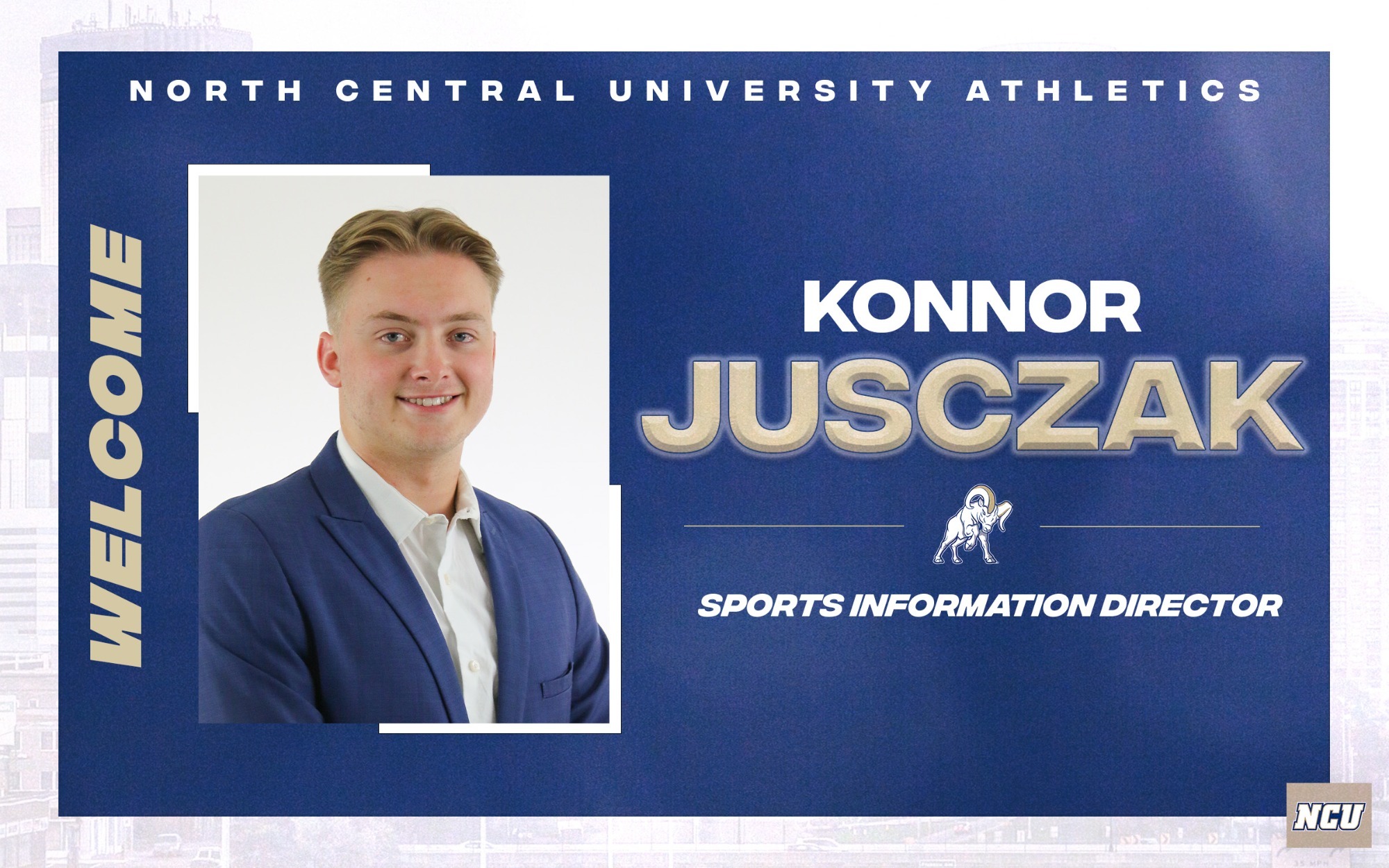NCU Names Konnor Jusczak New Sports Information Director - North ...