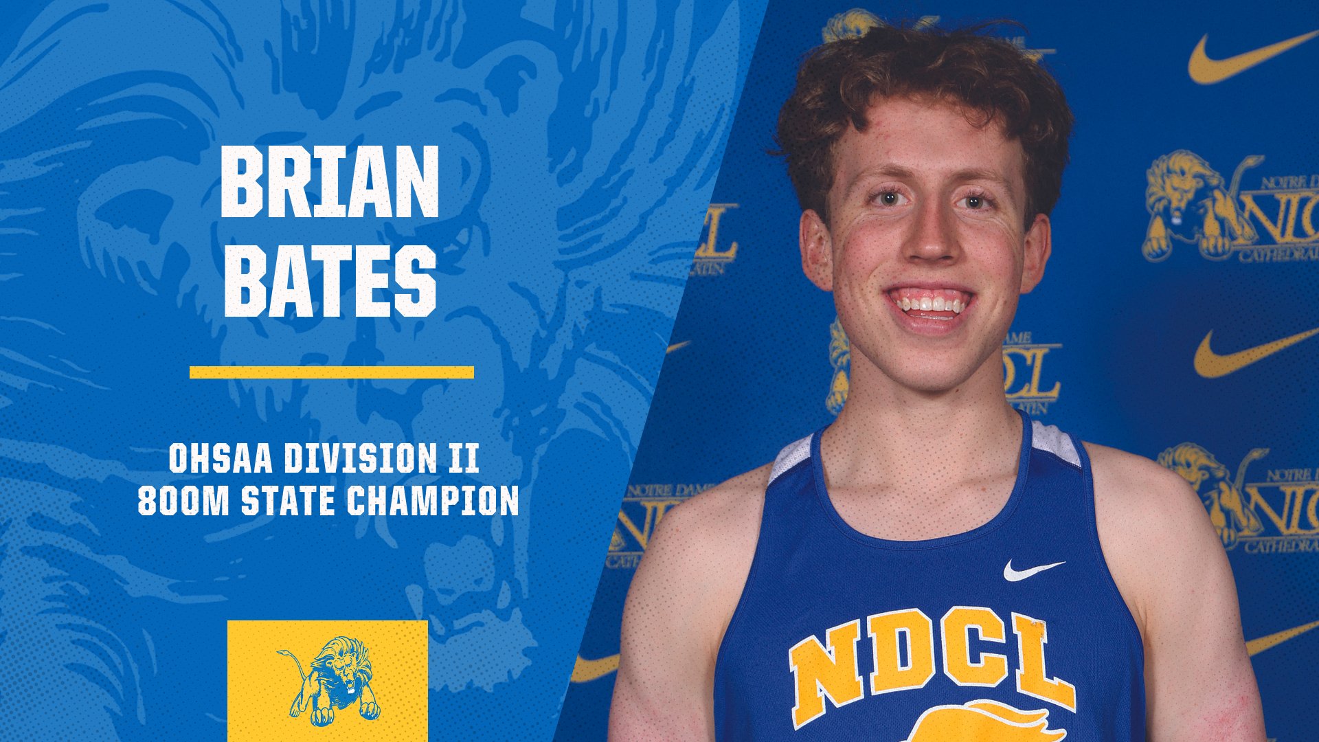 Brian Bates is Division II 800 State Champion - Notre Dame-Cathedral ...