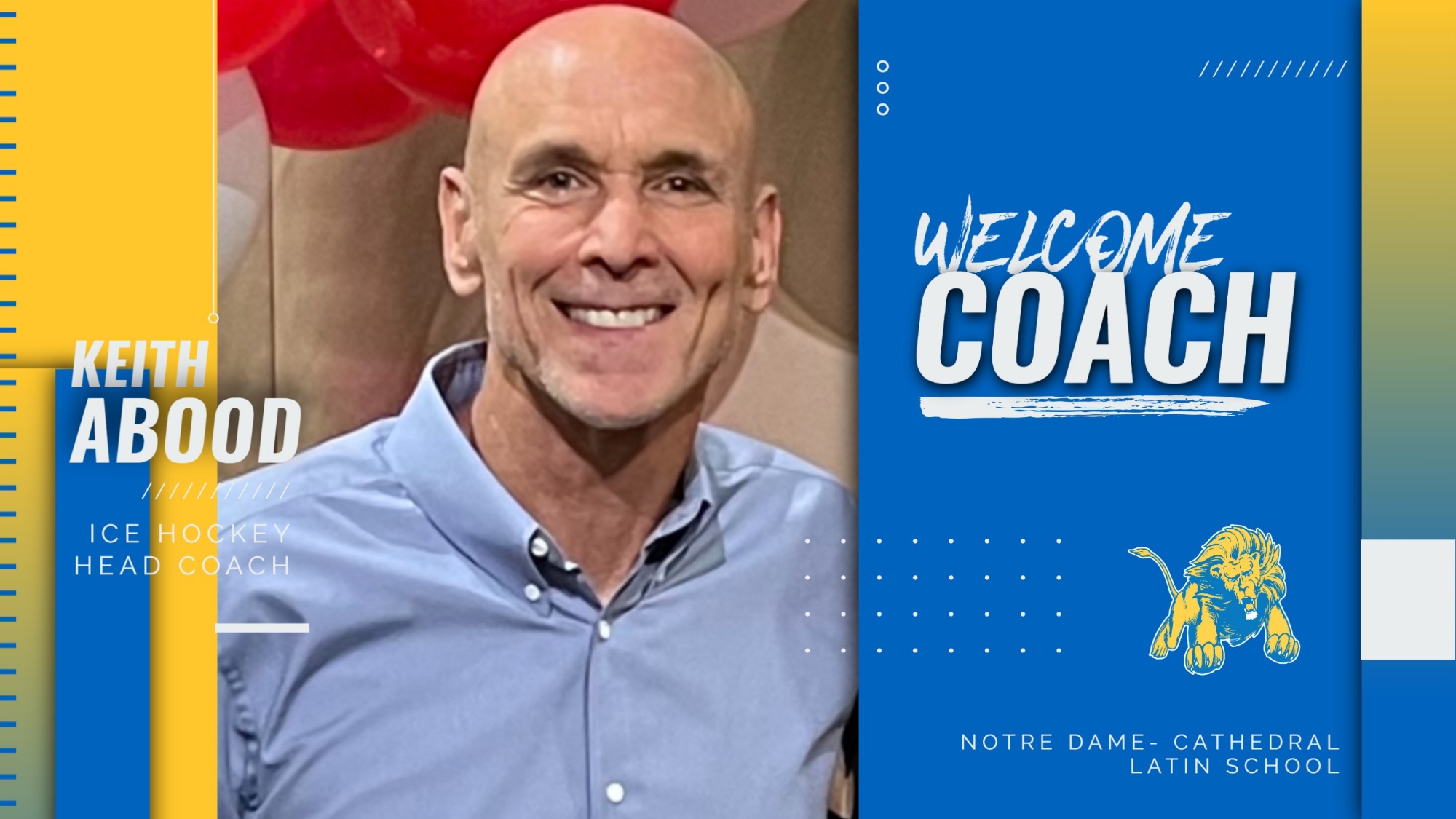 Keith Abood Named Head Hockey Coach - Notre Dame-Cathedral Latin School