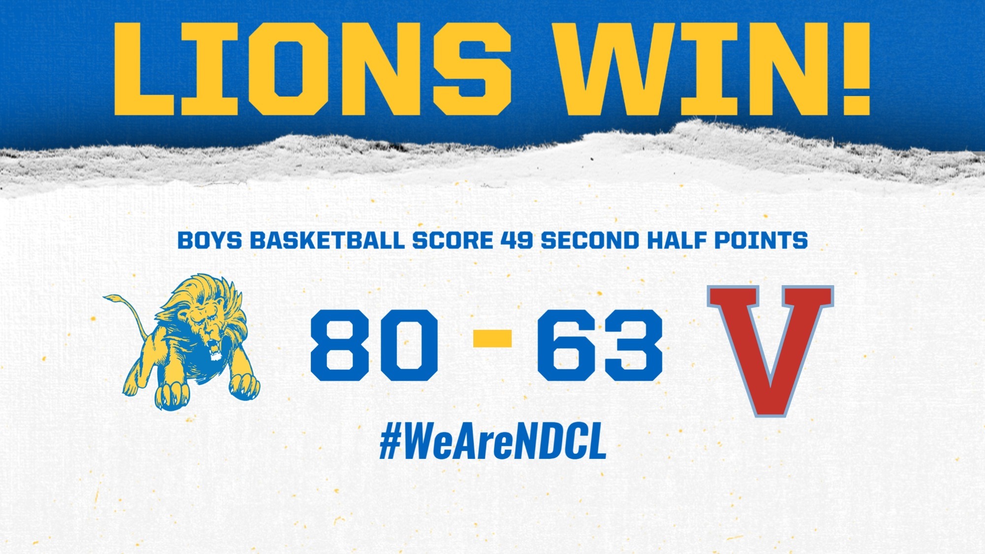 Boys Basketball Scores 49 Second Half Points in Victory - Notre Dame ...