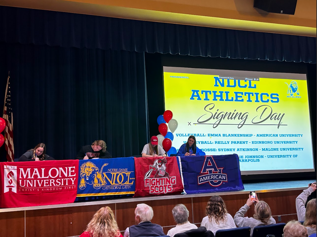NDCL National Signing Day - Fall 2023 - Notre Dame-Cathedral Latin School