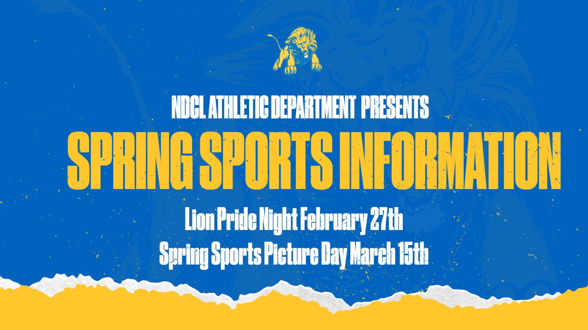 Spring Sports Information - Notre Dame-Cathedral Latin School