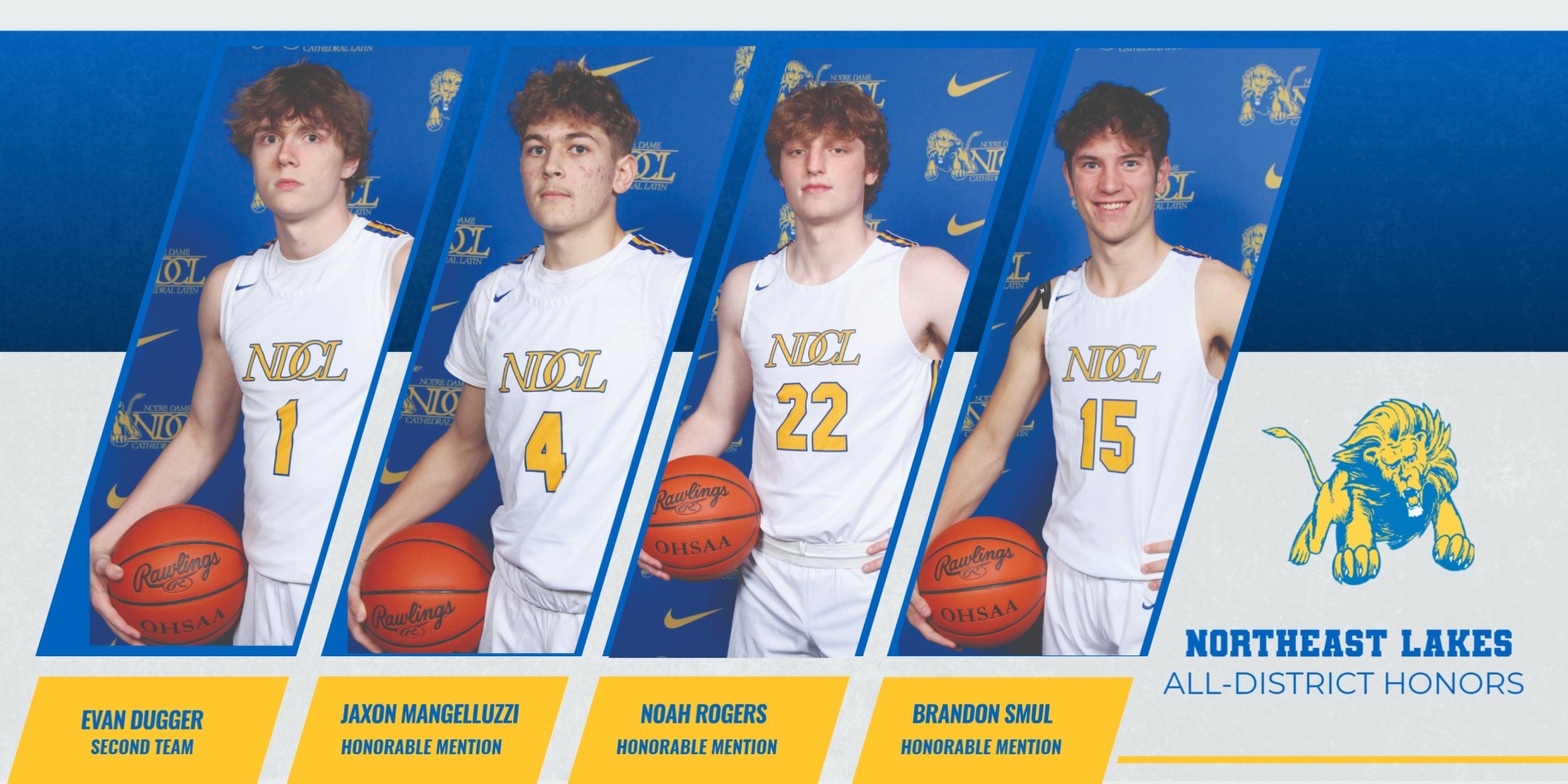 Boys Basketball: Four Lions Named All-District - Notre Dame-Cathedral ...