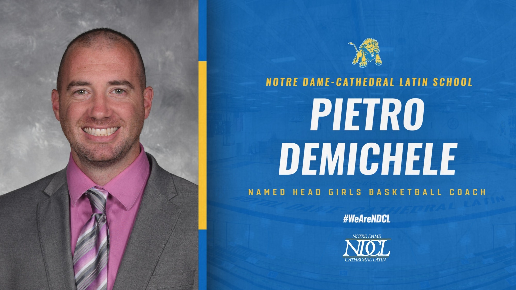 Pietro DeMichele Named Head Girls Basketball Coach - Notre Dame ...