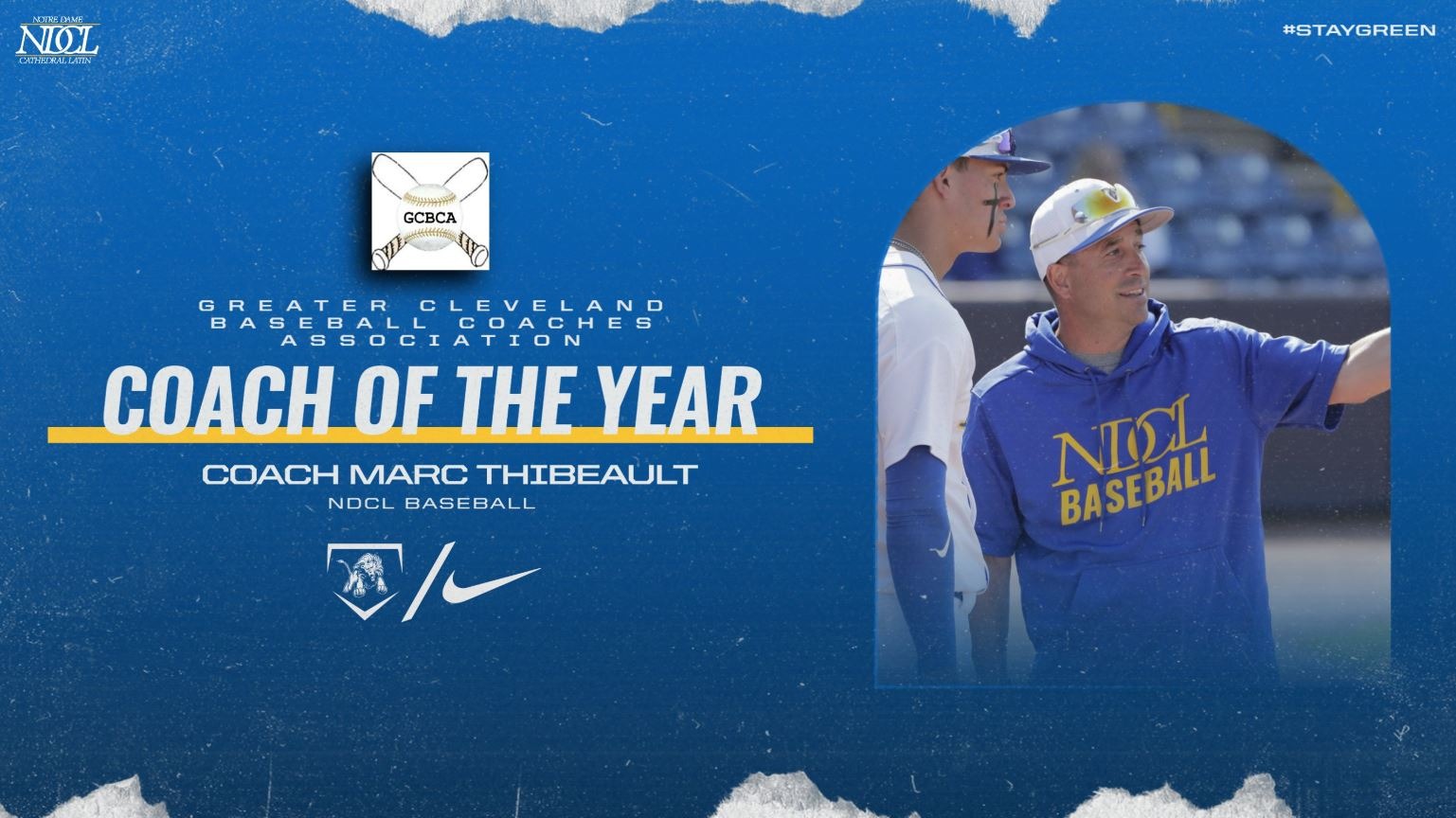 Thibeault Named GCBCA Coach of the Year - Notre Dame-Cathedral Latin School