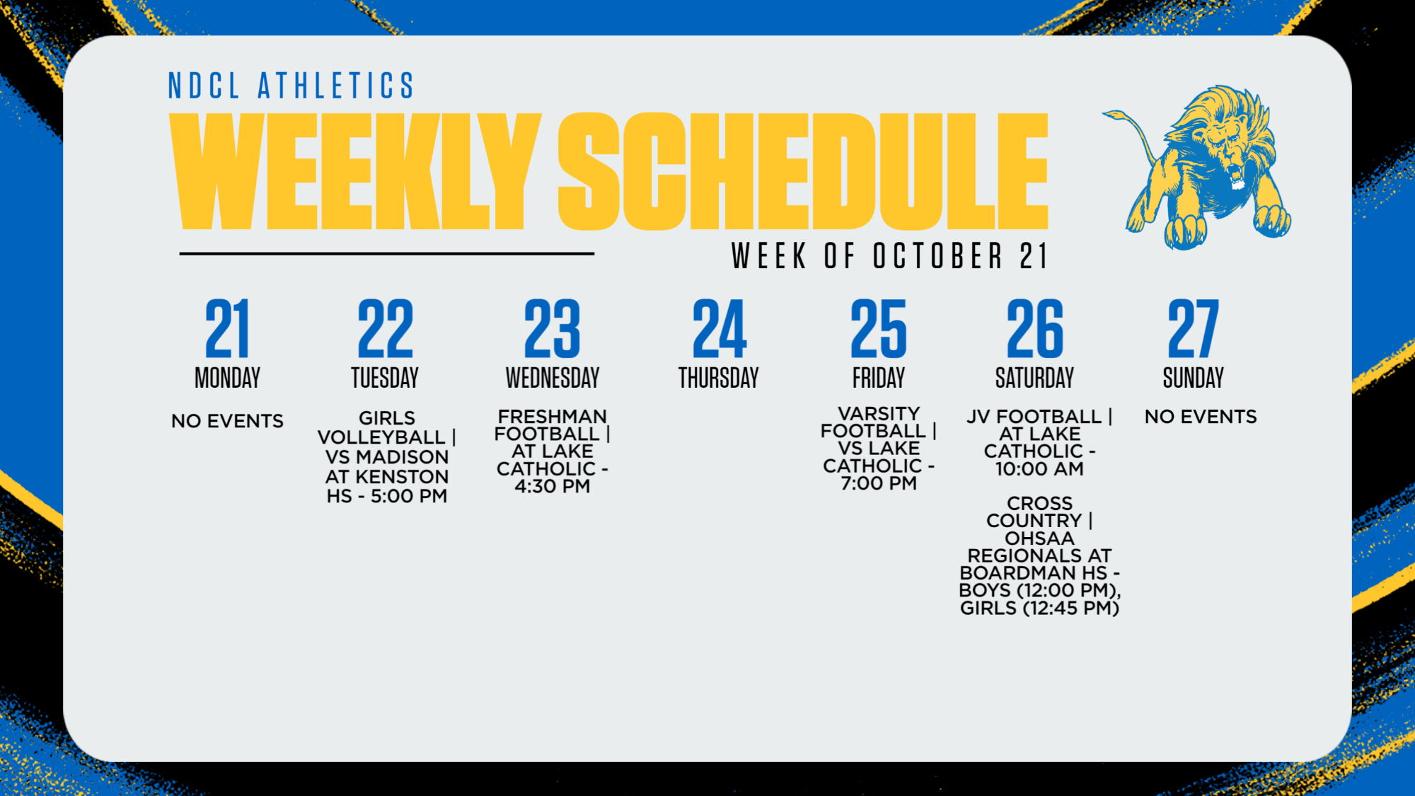 NDCL Announces Andre Griffin as New Head Football Coach - Notre Dame ...