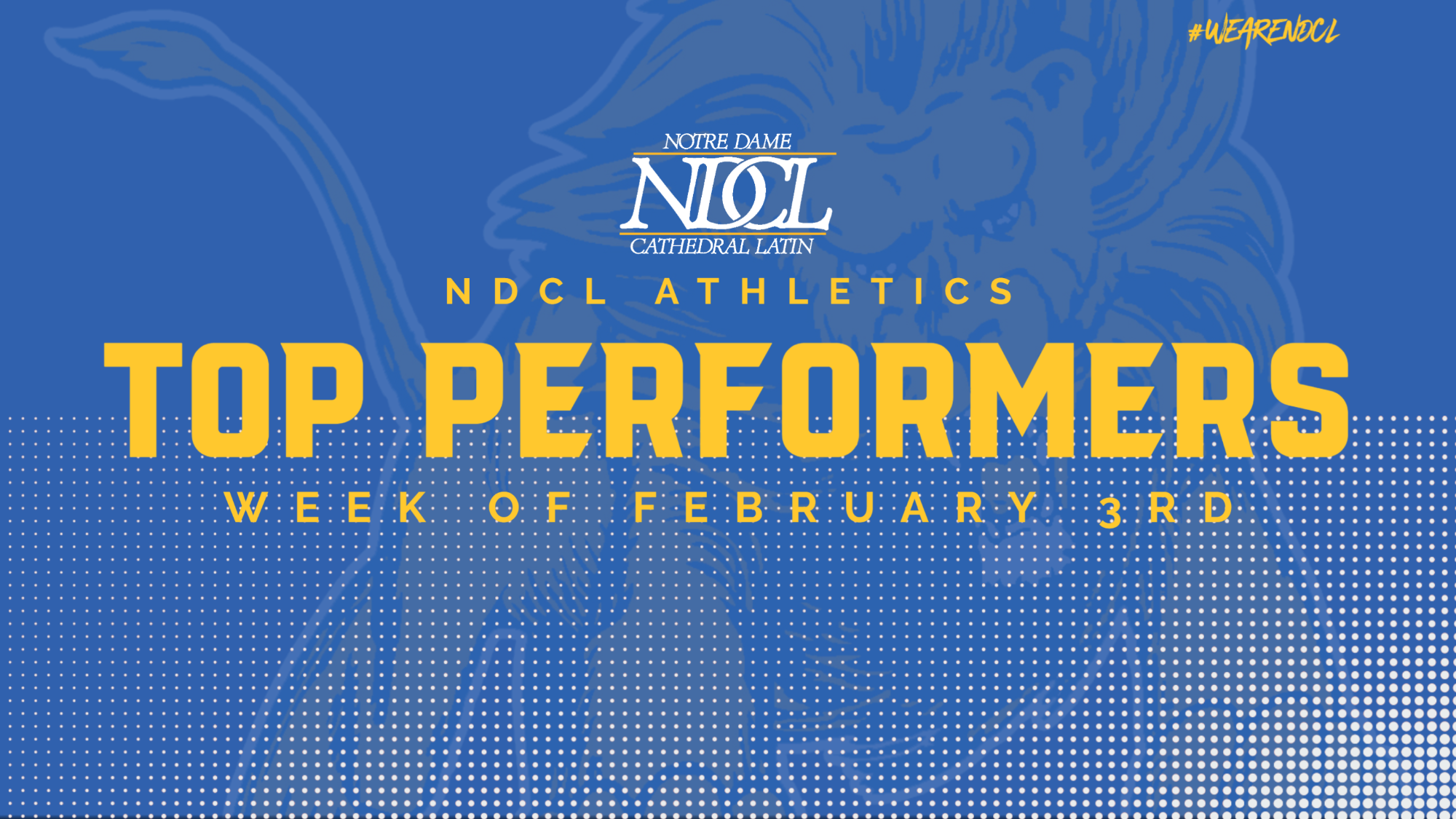 NDCL Athletics Weekly Schedule (Week of February 10th) - Notre Dame ...