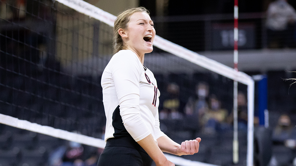 Blaschko Garners 1,000th Career Kill in Saturday Sweep - University of ...