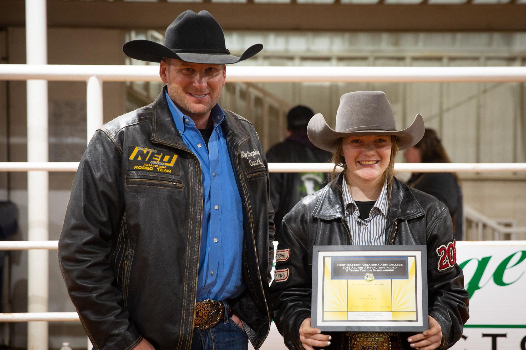NEO Awards Three Scholarships at Annual Alumni/Recruiting Rodeo ...