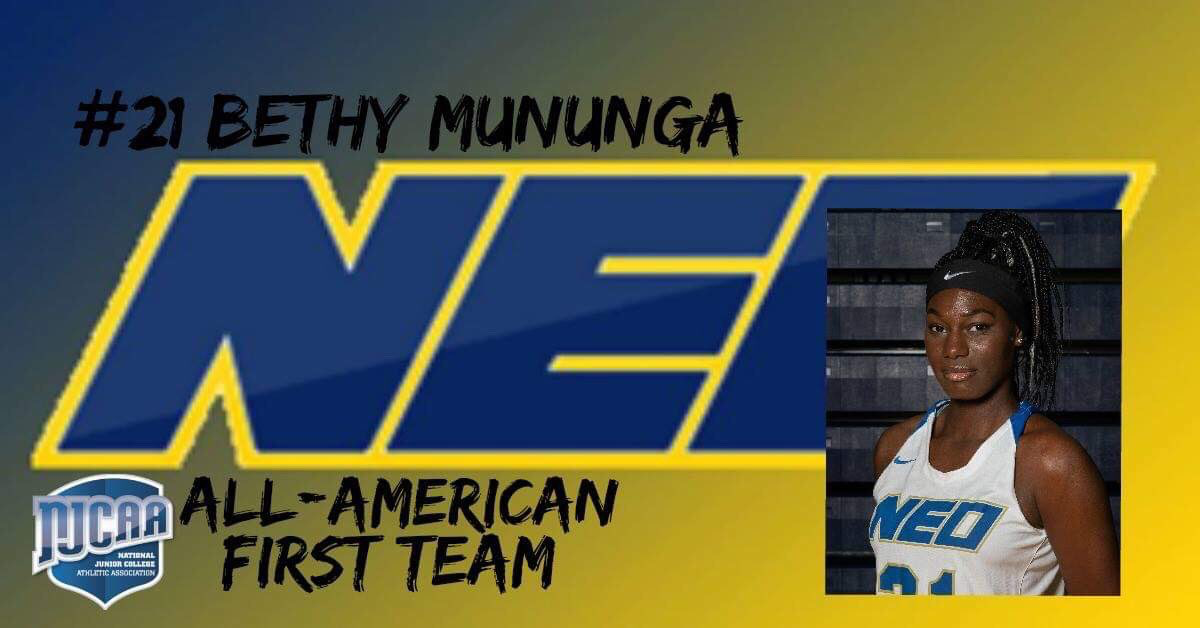 Bethy Mununga - Women's Basketball - Northeastern Oklahoma A&M Athletics