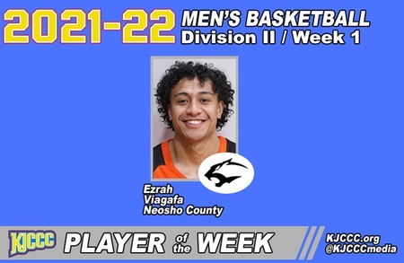 Ezrah Vaigafa named KJCCC DII Basketball Player of the Week - Neosho ...