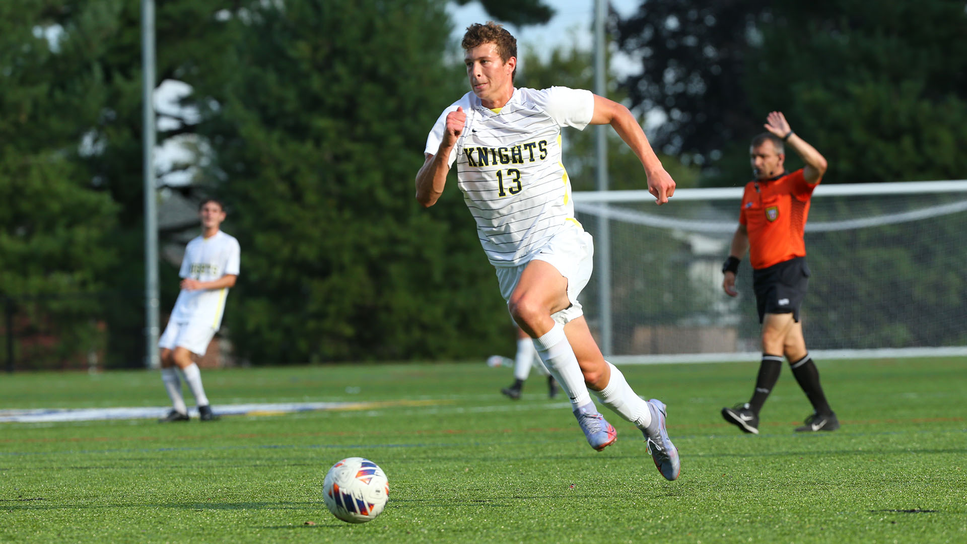 Knights Score Two Late Goals for Win at Centenary - Neumann University ...