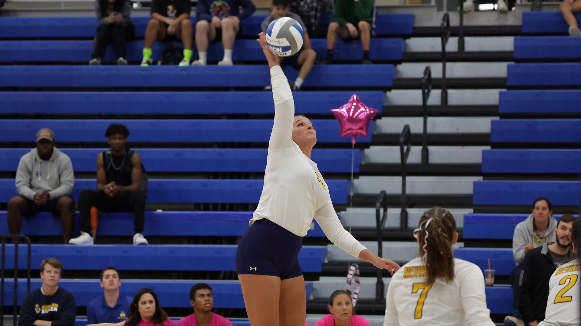 Hickey Hits 1,000 Kills in Win at Centenary - Neumann University Athletics