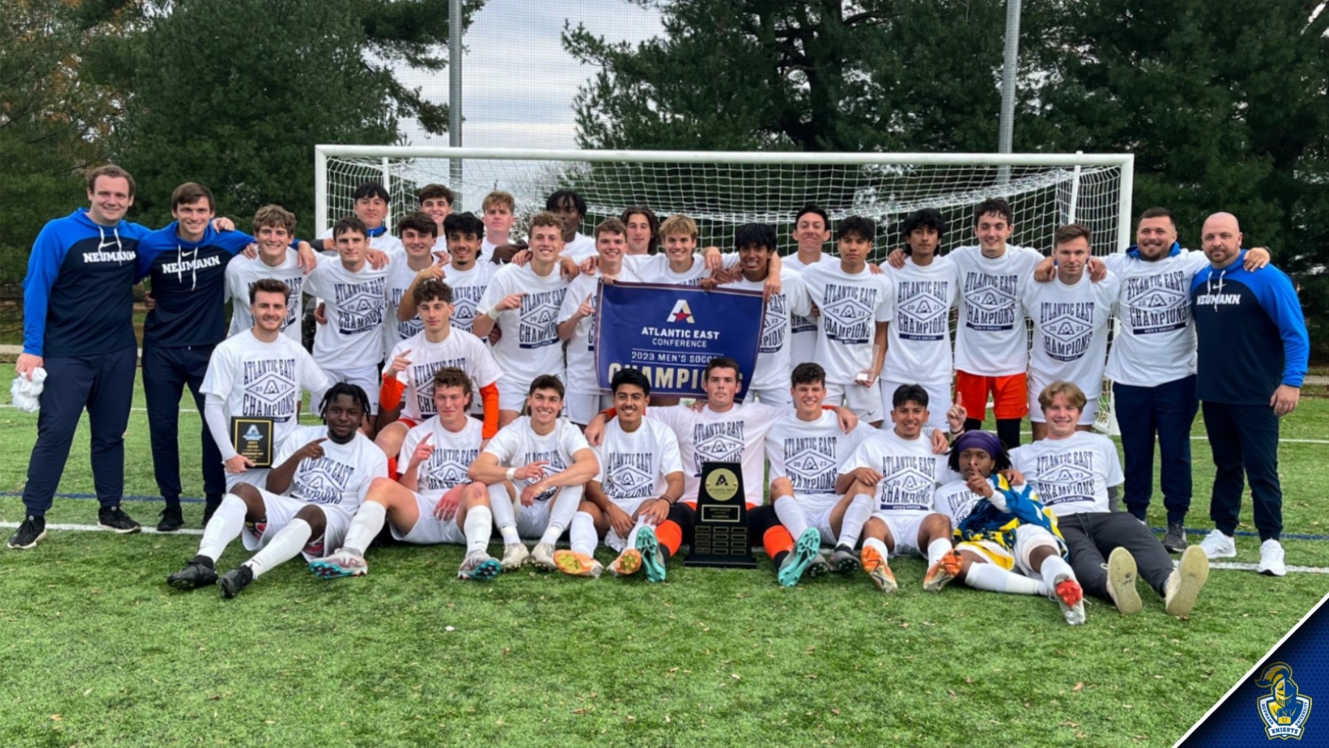 Knights Win 2023 Atlantic East Championship - Neumann University Athletics