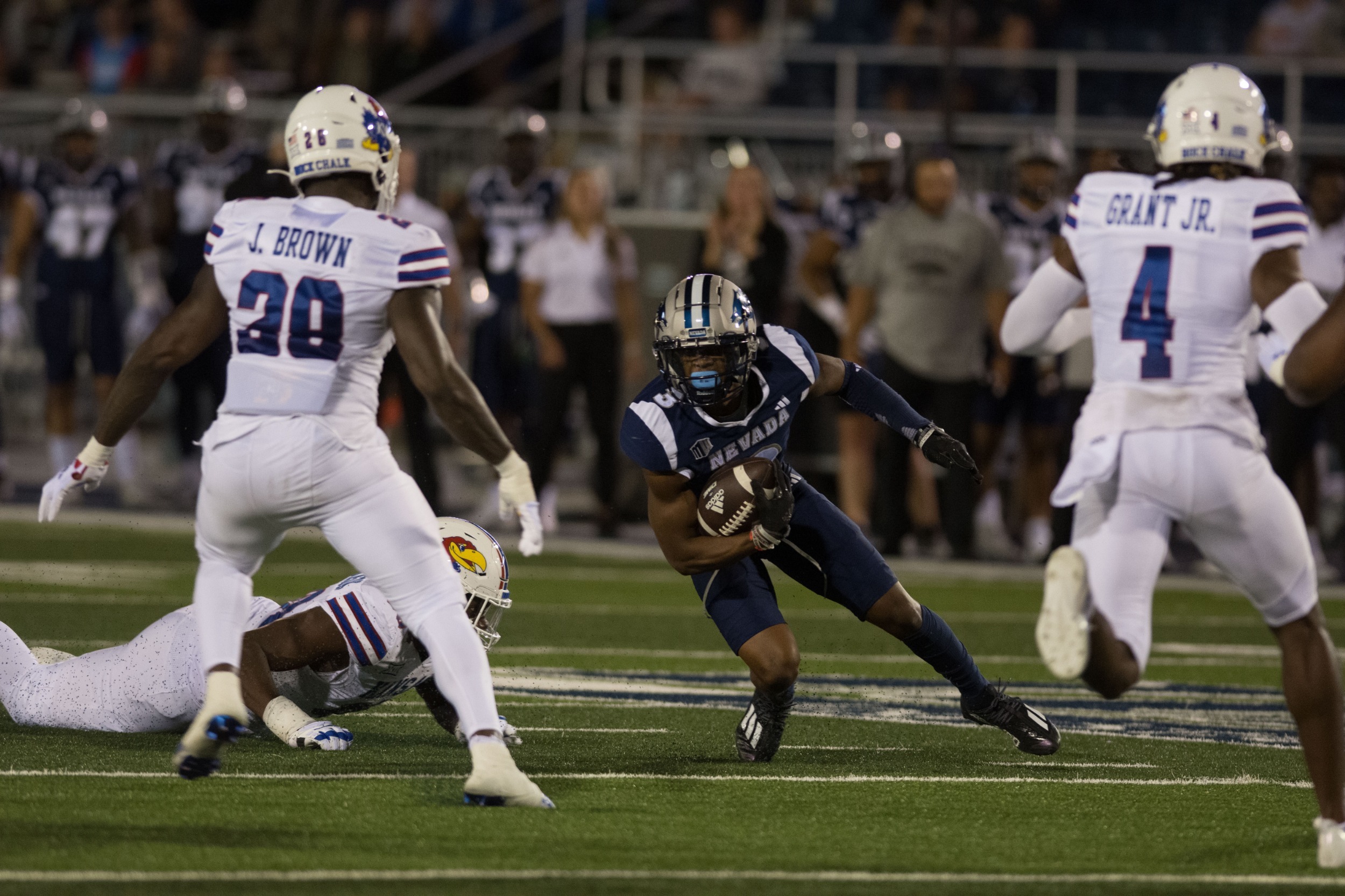 Nevada falls short to Kansas - University of Nevada Athletics