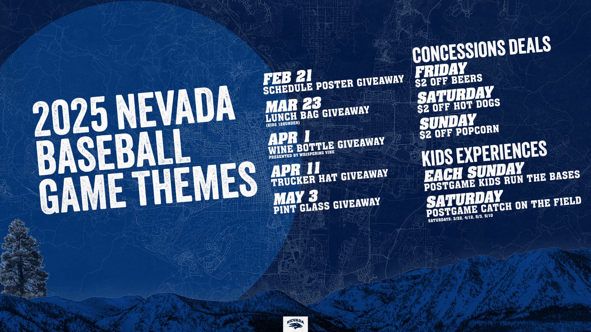 Nevada Baseball announces 2025 schedule - University of Nevada Athletics