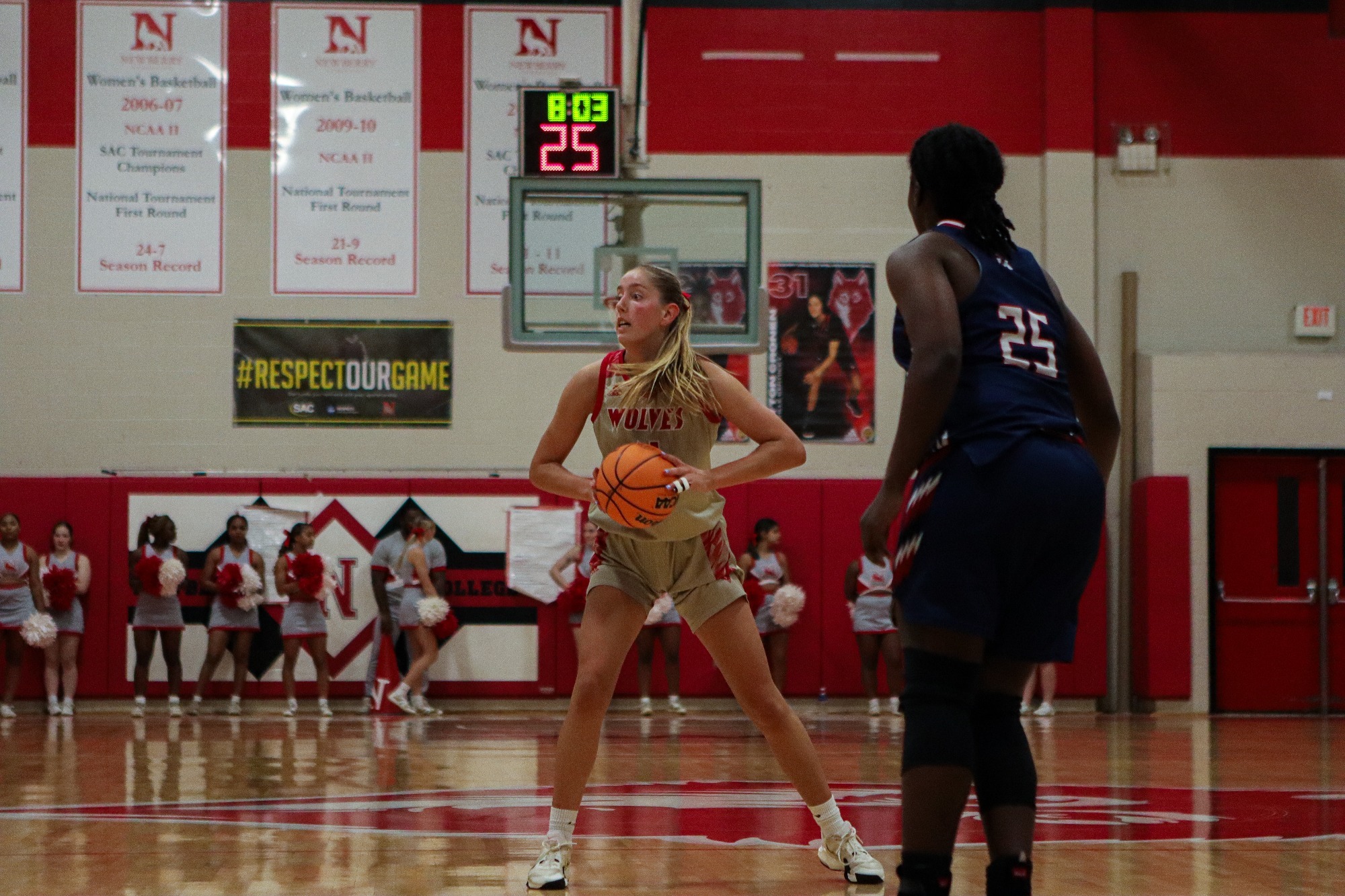 Tomkins Double-Double Helps Lead the Wolves to Victory over the Fleet ...