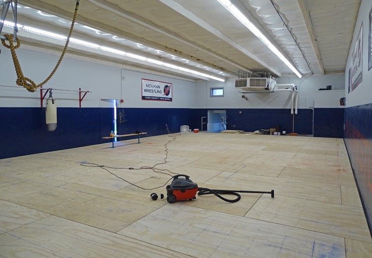 Wrestling Room Receiving Floor Upgrade - Newman University Athletics