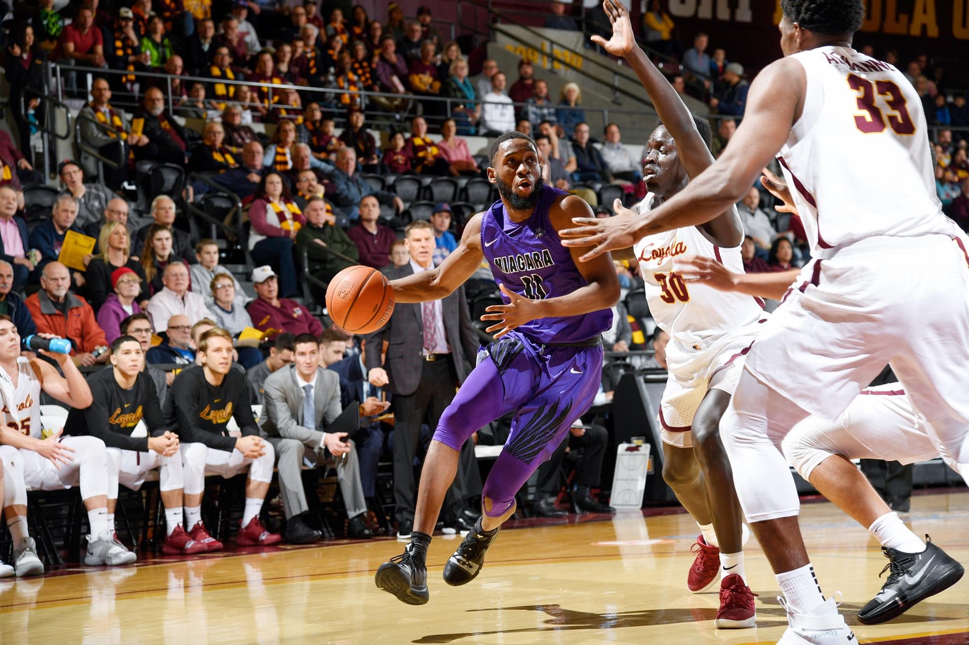 Marvin Prochet - 2018-19 - Men's Basketball - Niagara University Athletics
