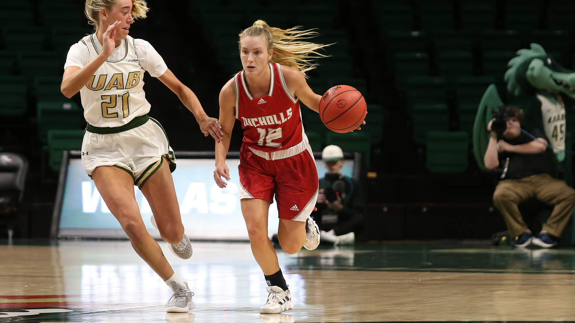 Colonels Clipped by Blazers - Nicholls State University Athletics