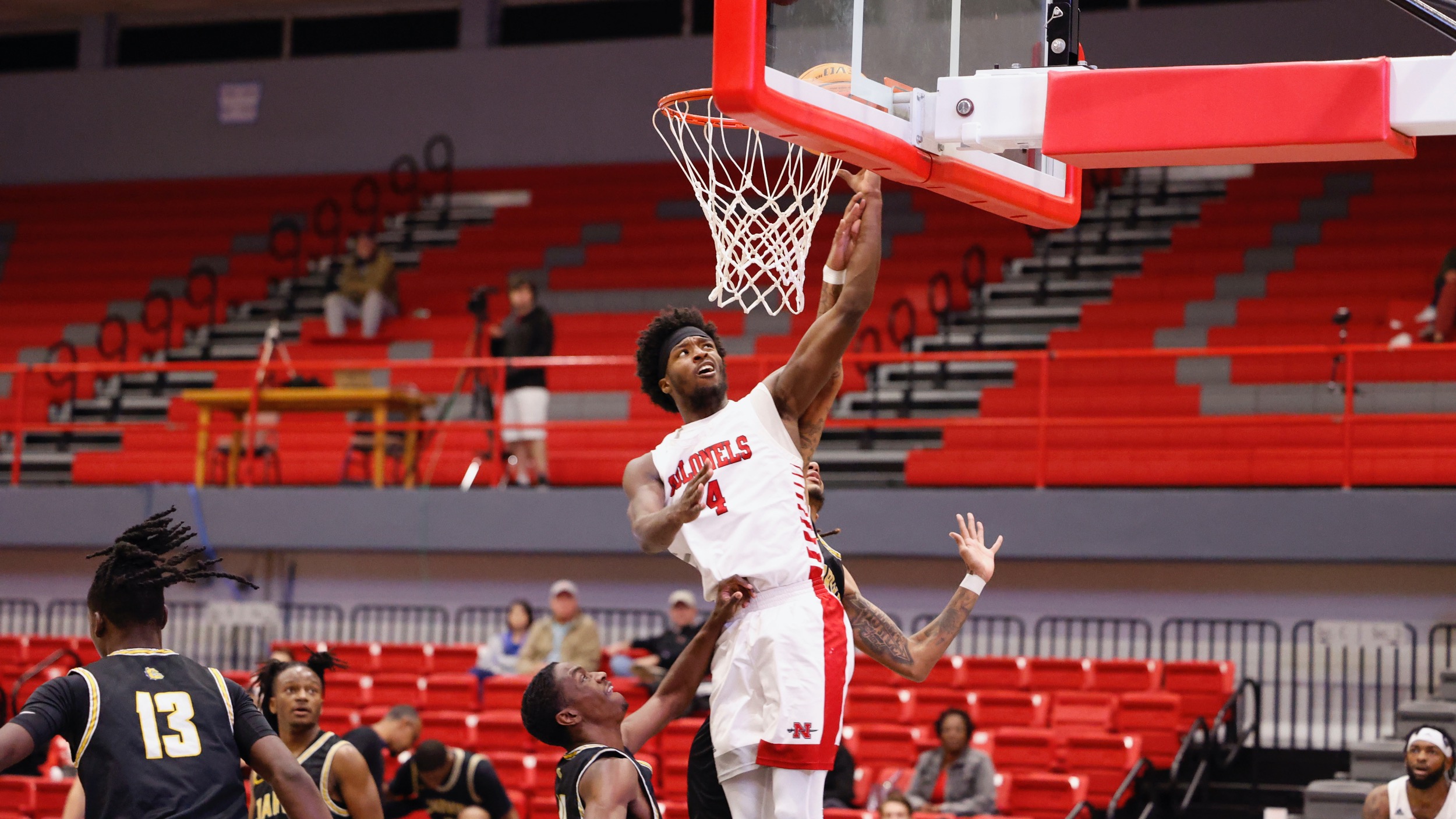 Colonels Roll in Home Opener against Jarvis Christian, 97-52 - Nicholls ...
