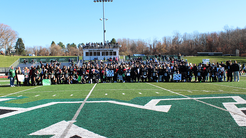 Gulls hand Bison 35-7 defeat on Senior Day - Nichols College Athletics