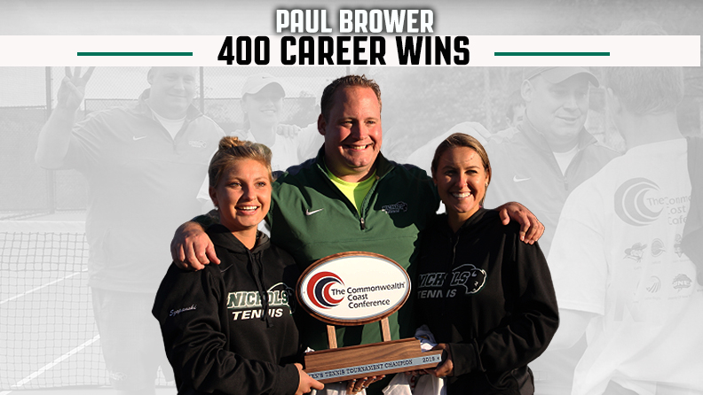 Brower picks up 400th career win - Nichols College Athletics