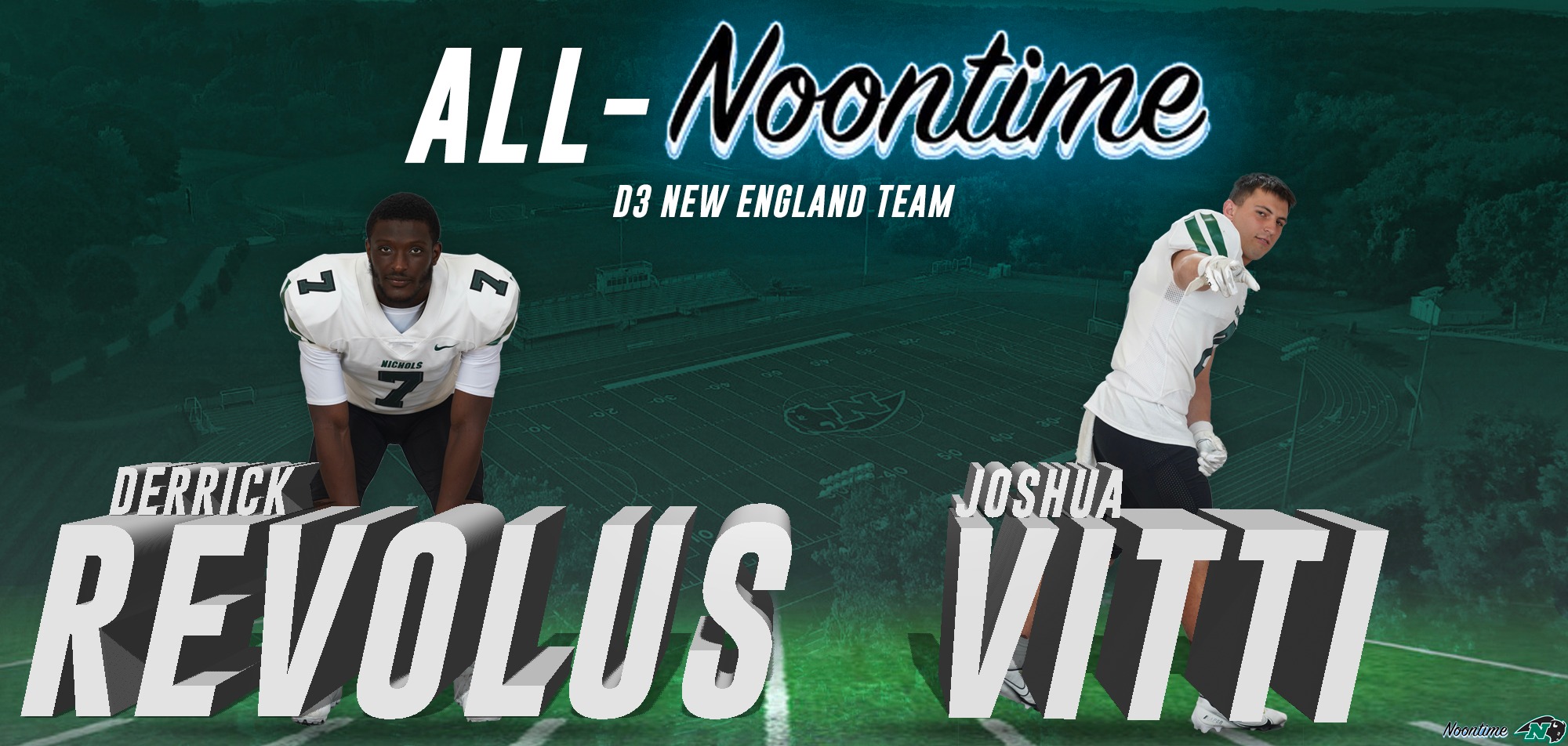 Two Bison Selected as 2022 All-Noontime D3 New England Football Team ...