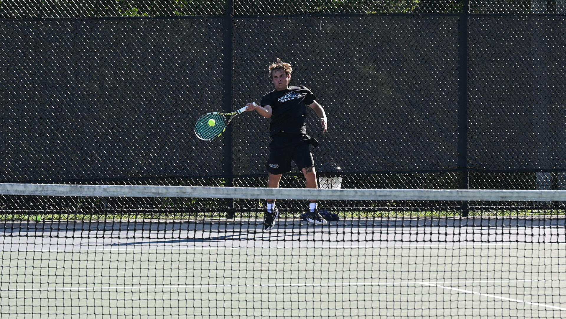 Stonehill Too Much for Men’s Tennis - Nichols College Athletics