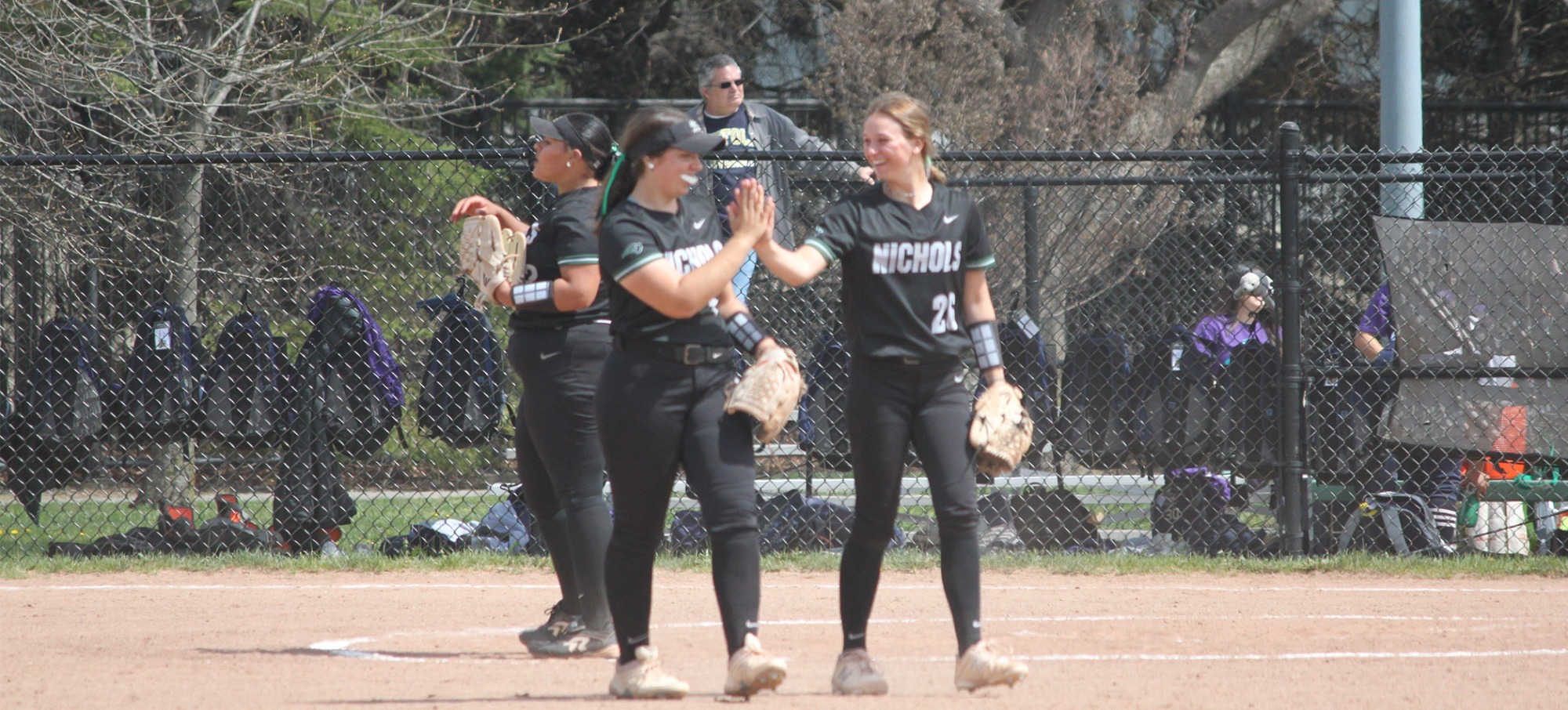 Softball Falls Short Twice at Suffolk - Nichols College Athletics