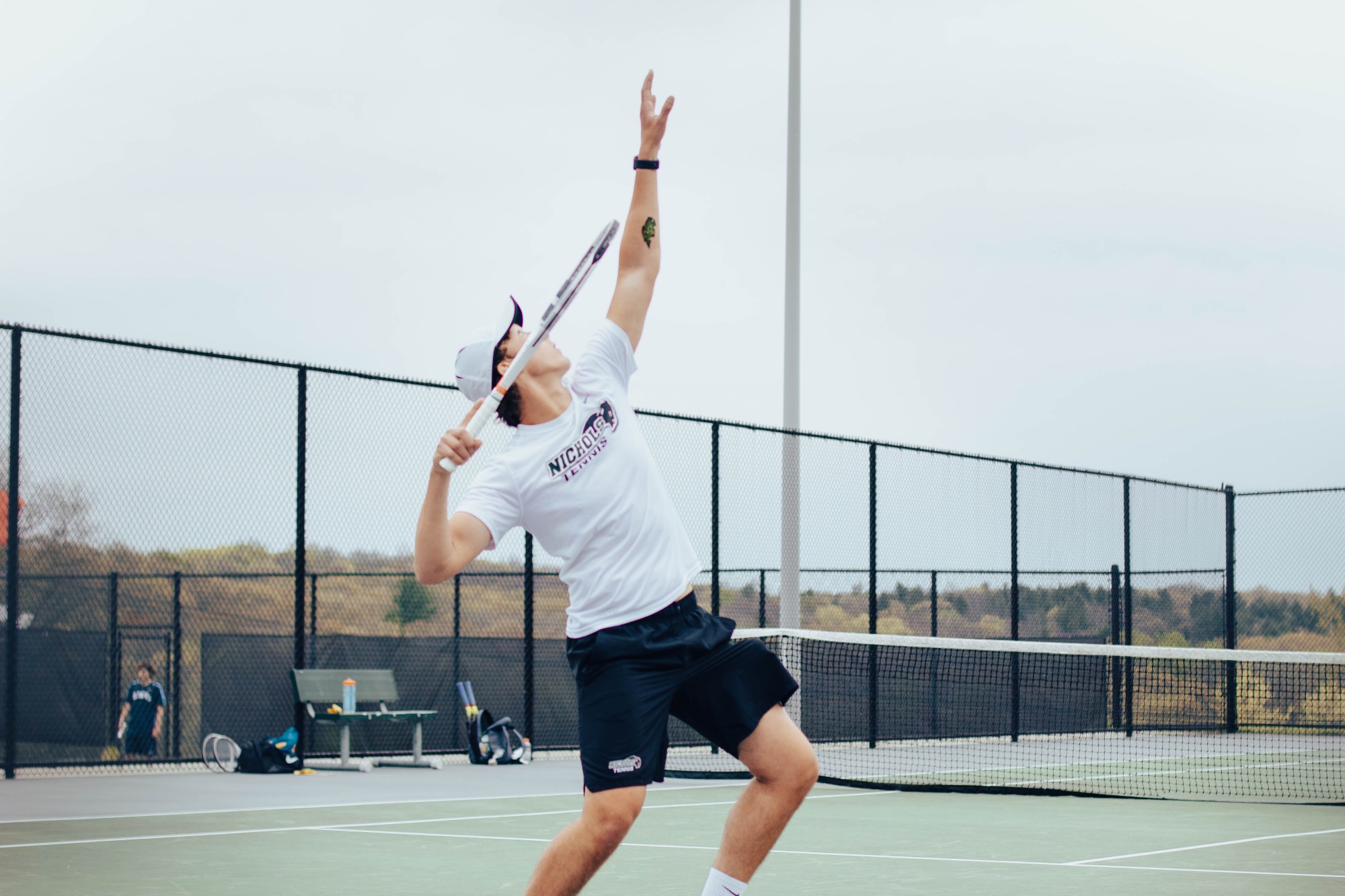 Men's Tennis Wins Close Duel With Clark 6-3 - Nichols College Athletics