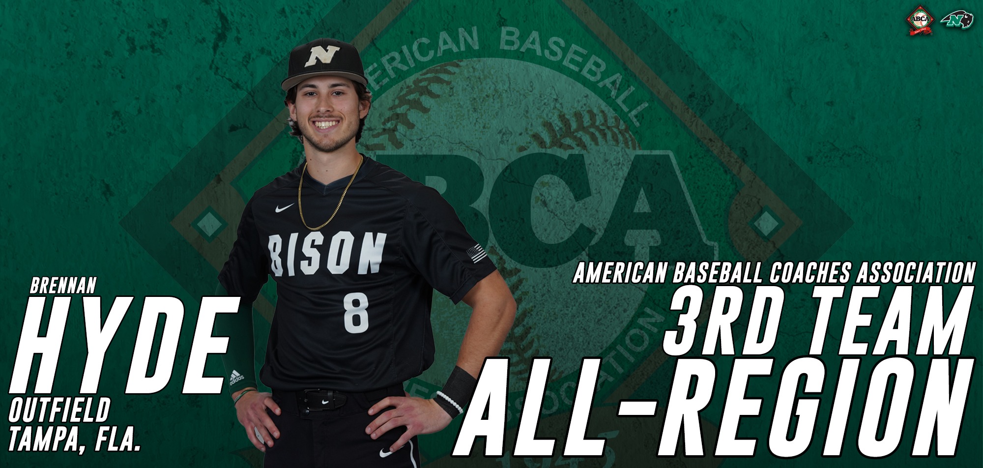 Hyde Named to ABCA All-Region 2 Third Team - Nichols College Athletics