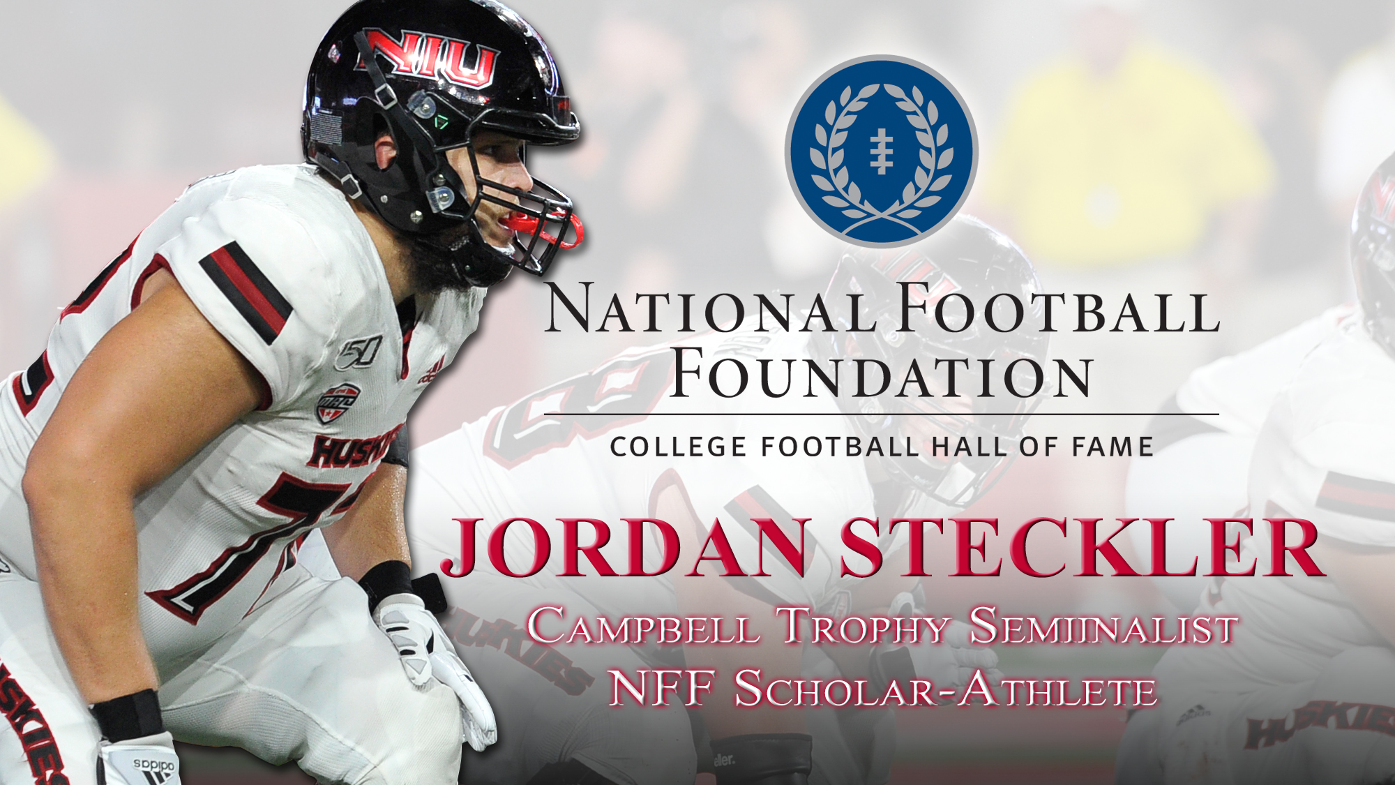 Jordan Steckler Named Campbell Trophy Semifinalist - NIU Athletics