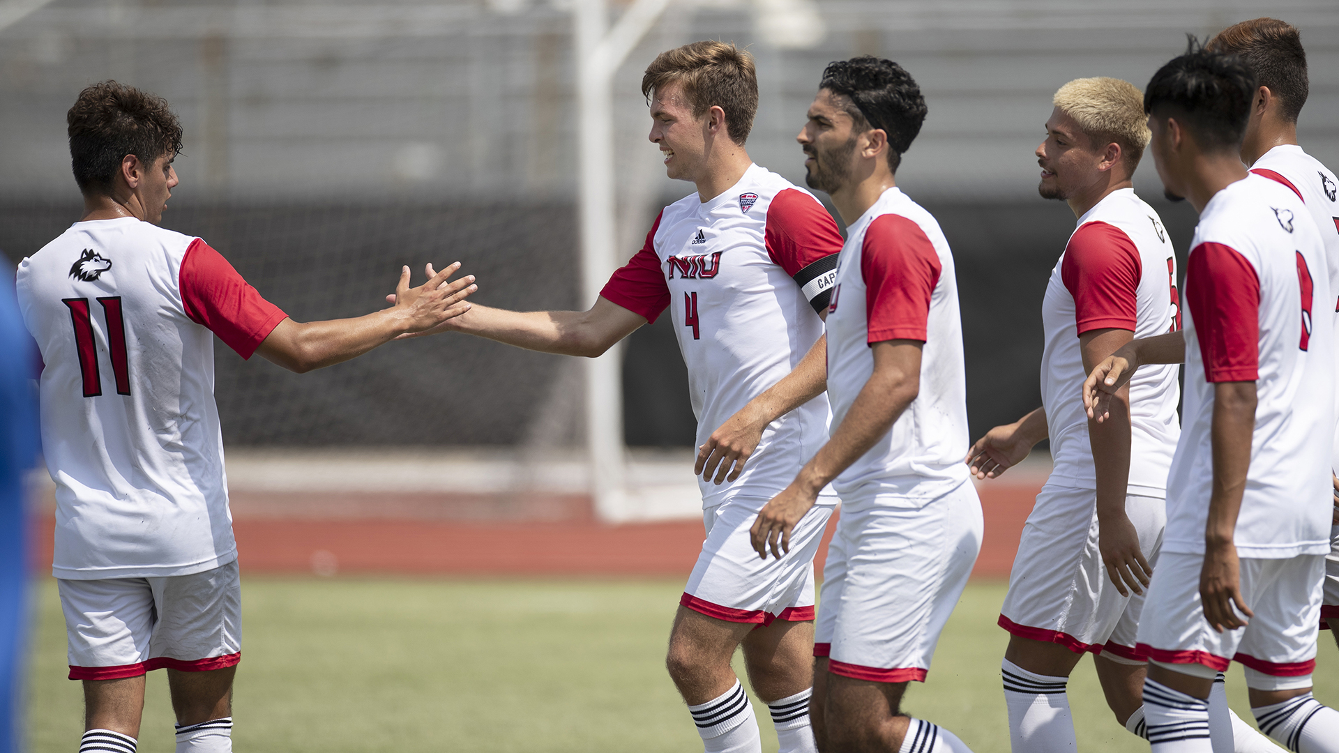 Huskies Close Preseason with Eight-Goal Thriller - NIU Athletics