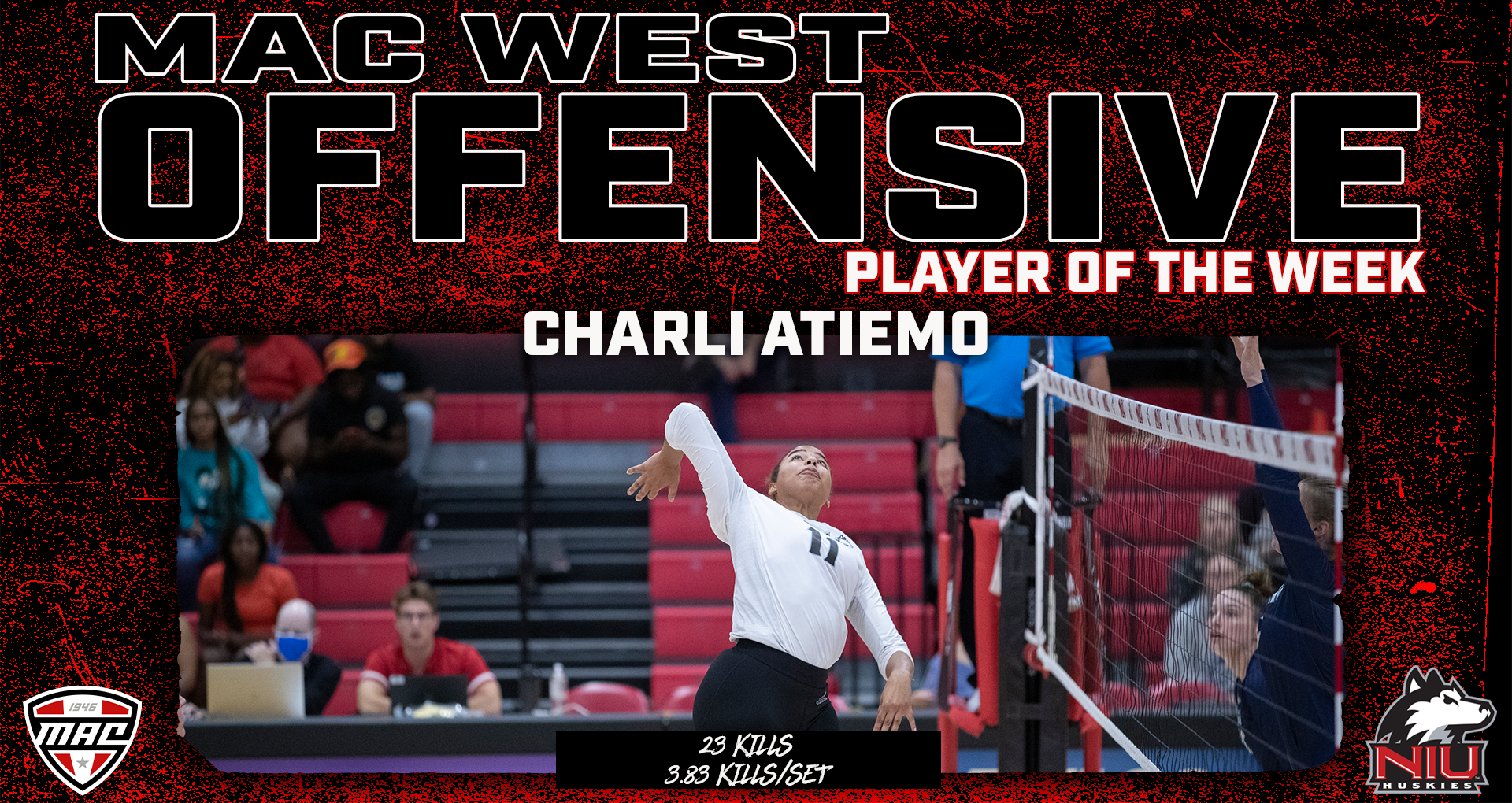 Atiemo Tabbed MAC West Offensive Player of the Week - NIU Athletics