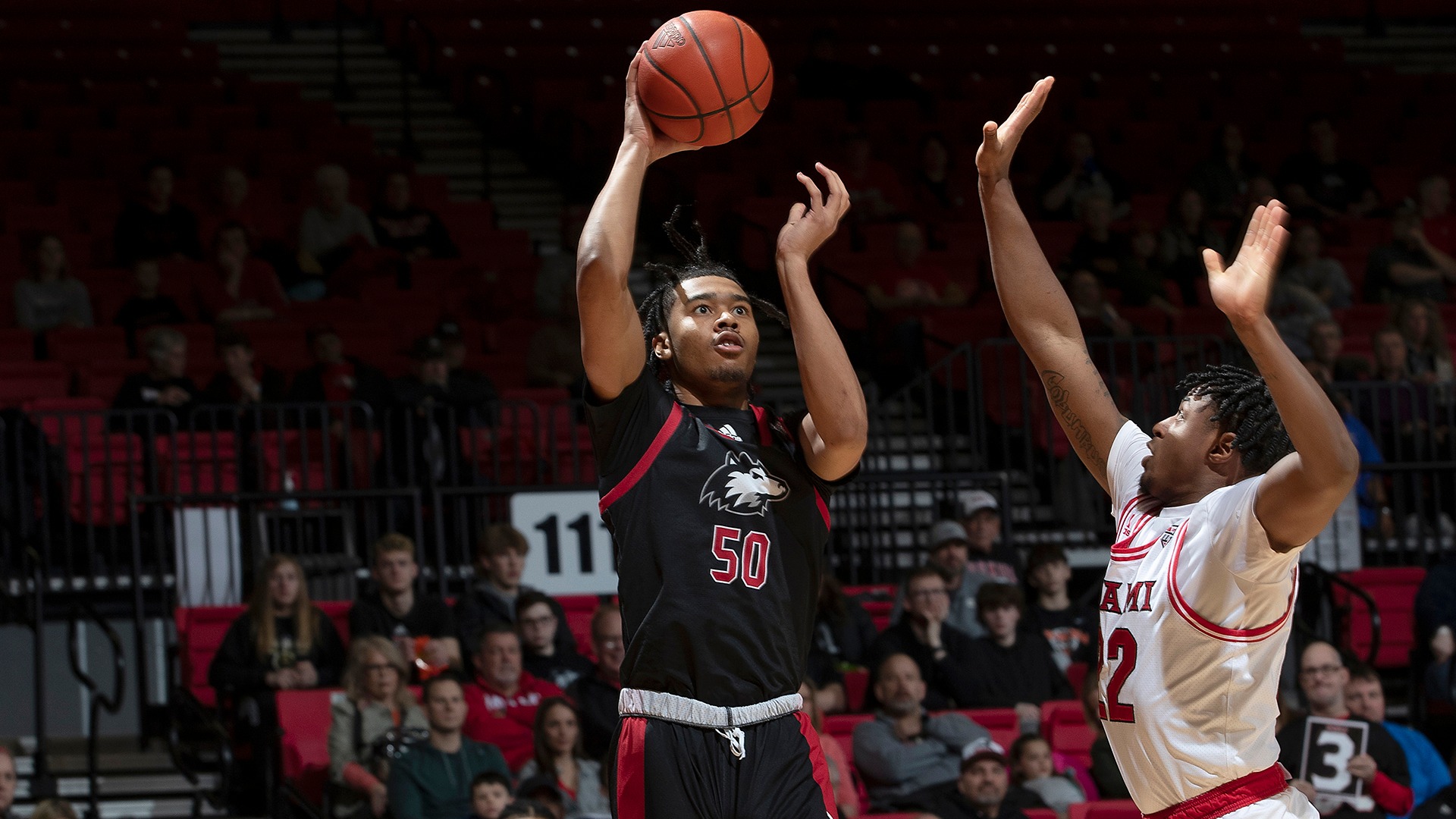 NIU Beats First-Place Ball State 84-77 - NIU Athletics